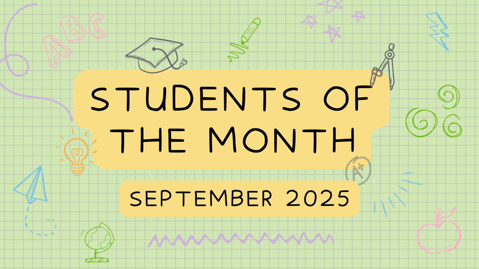 Congrats to our October 2025 Student of The Month Winners! – Primavera ...